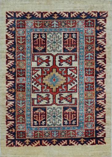 Pakistan Kazak Hand Knotted Wool 2x3 – Home Decor Fine Rugs
